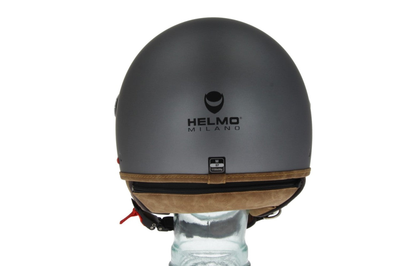 Helmo Milano Demi Jet, VaPensiero, anthrazit, matt | VESPASTORE